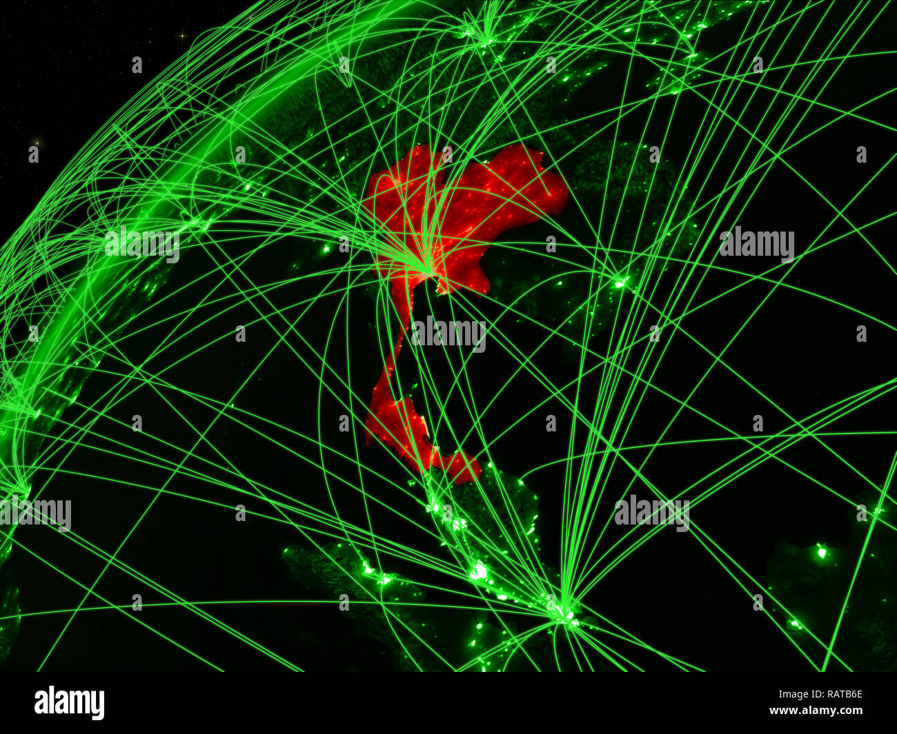 Thailand on model of green planet Earth with international networks ...