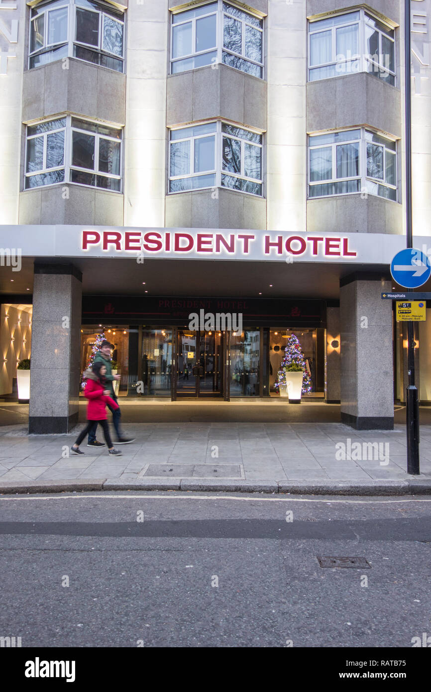 The President Hotel, Guilford Street, London, WC1, UK Stock Photo - Alamy