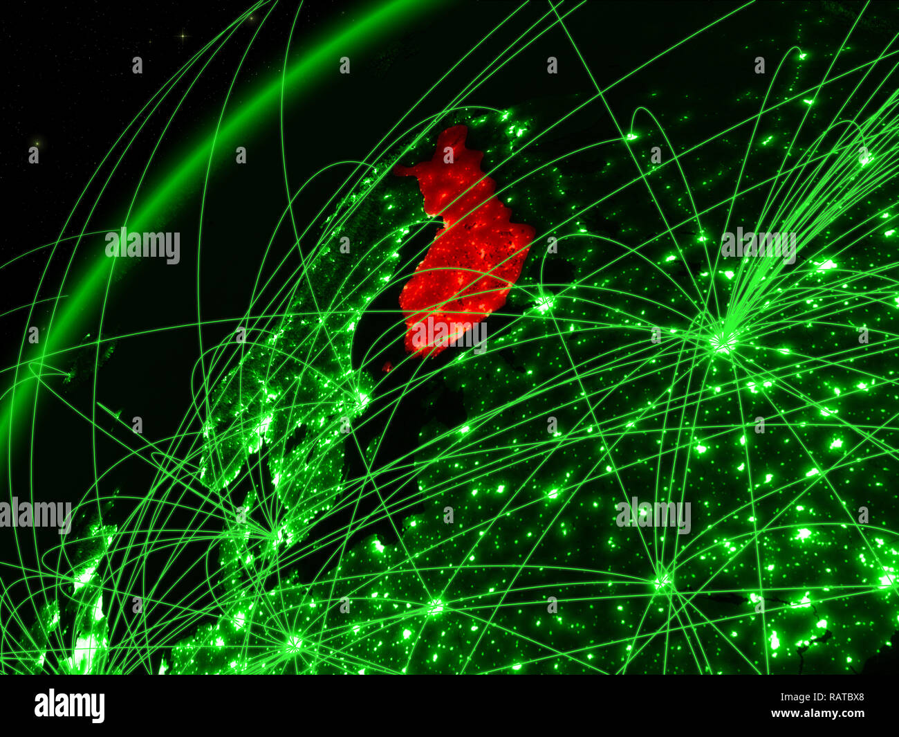 Finland on model of green planet Earth with international networks ...