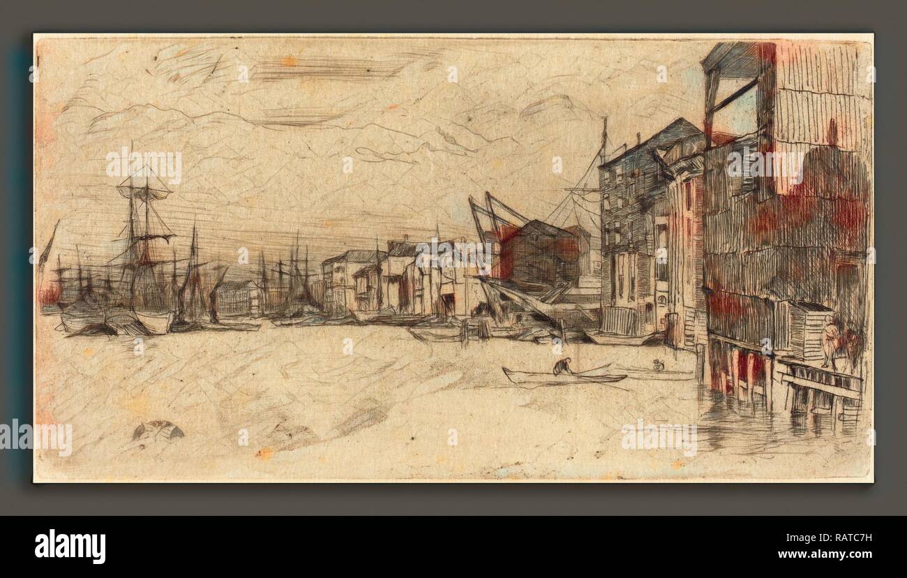 James McNeill Whistler (American, 1834 - 1903), Free Trade Wharf, 1877 ...