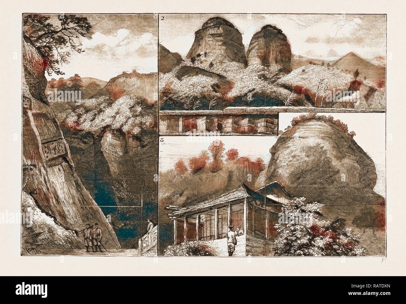 THE BUDDHIST MONASTERY OF TAN HA SHAN, OR RED CLOUD MOUNTAIN, QUANGTUNG ...