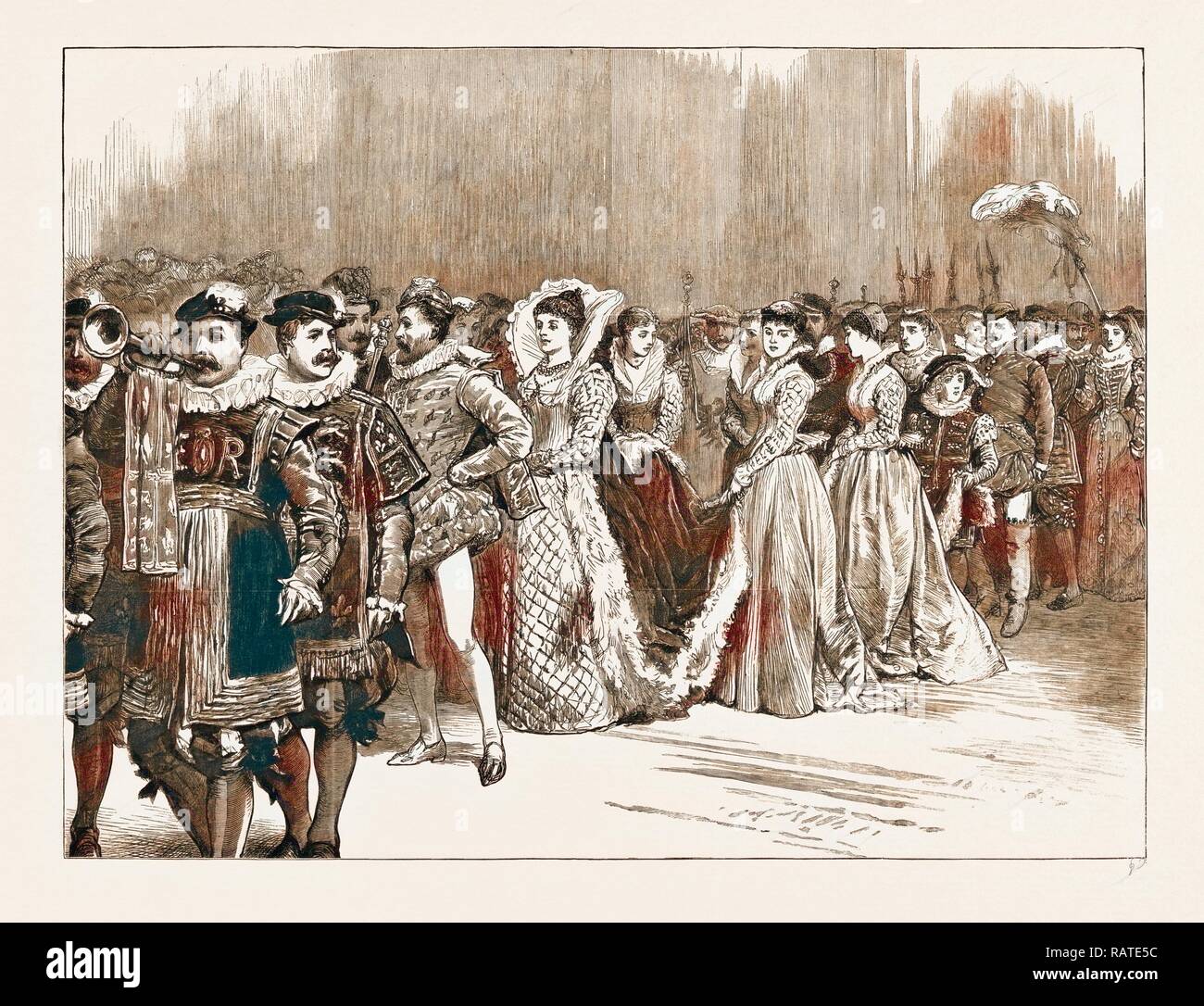 THE SILVER WEDDING OF THE IMPERIAL PRINCE AND PRINCESS OF GERMANY, 1883 ...