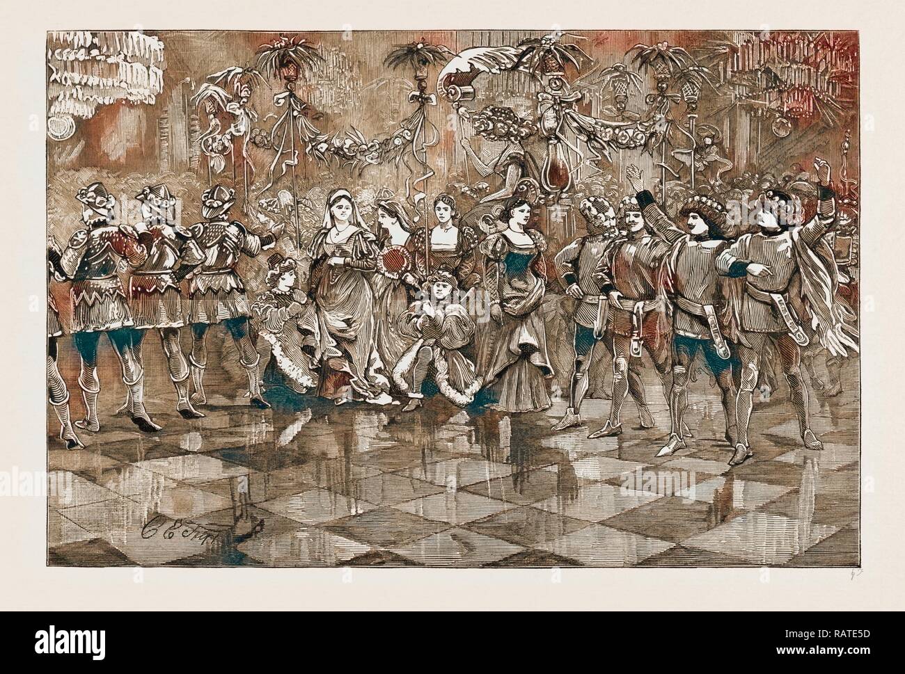 THE SILVER WEDDING OF THE IMPERIAL PRINCE AND PRINCESS OF GERMANY, 1883 ...