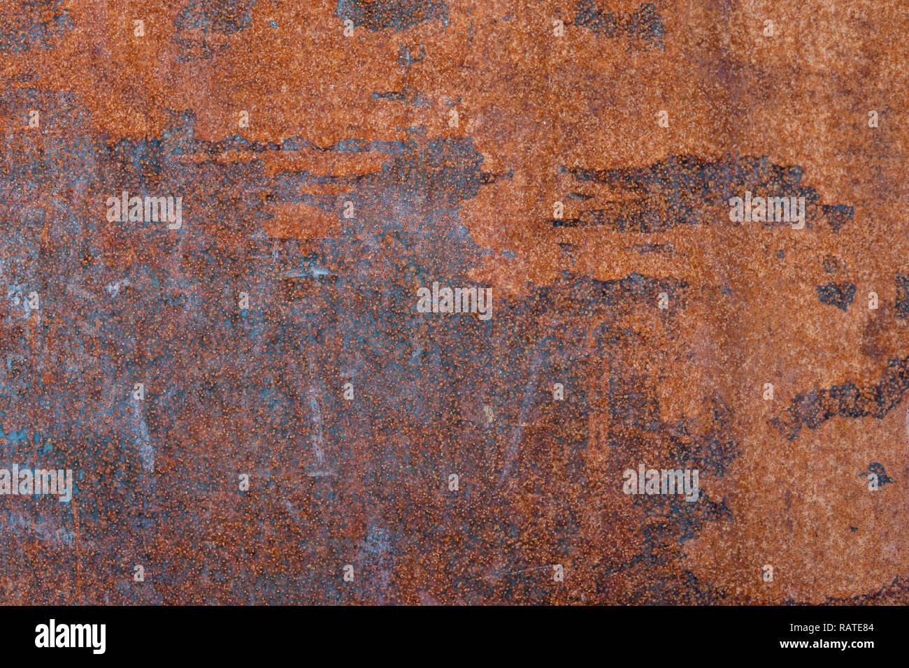 detail of texture of aged metal surface with rust Stock Photo - Alamy