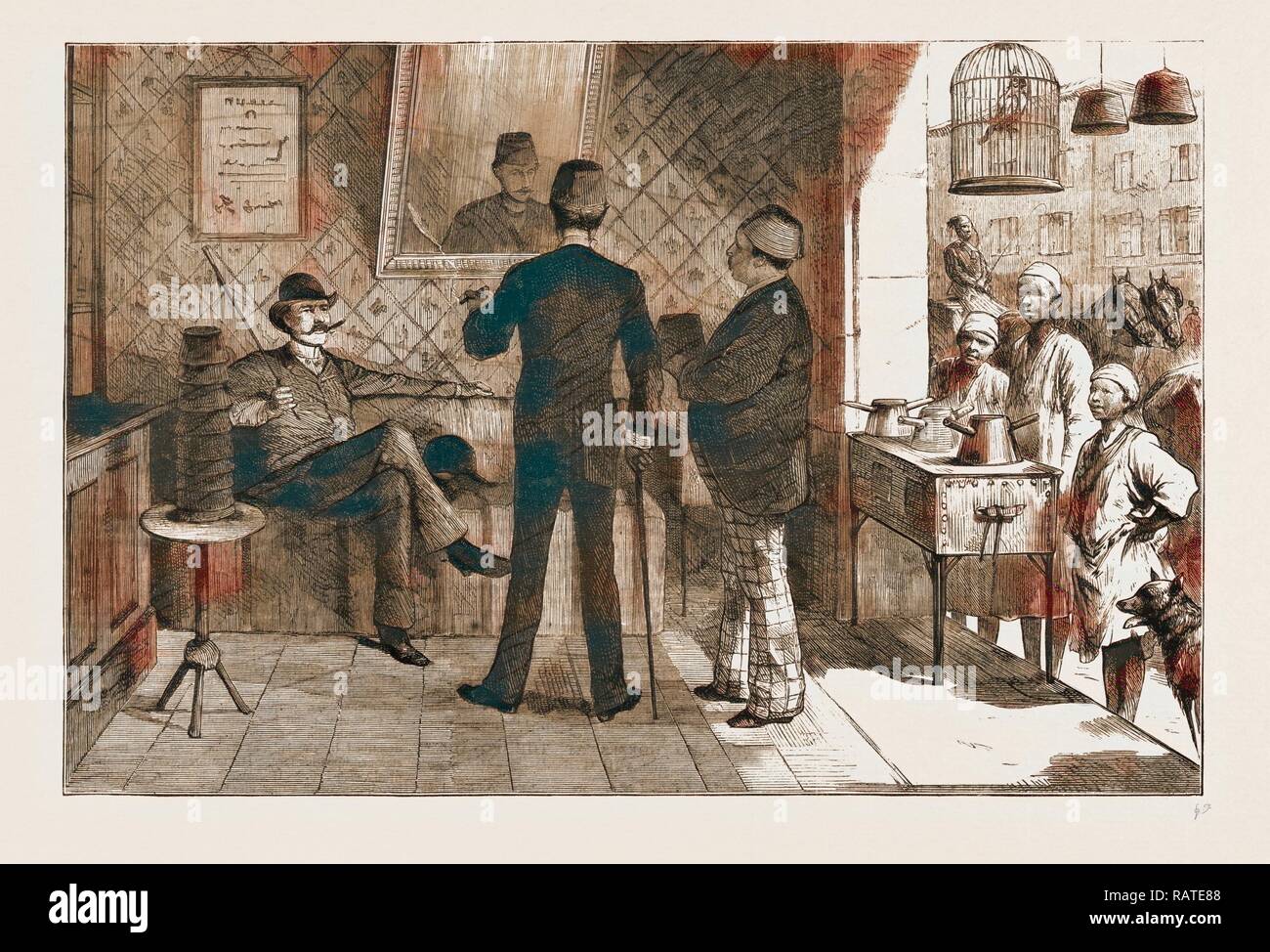 ENGLISH OFFICERS IN THE EGYPTIAN SERVICE: TRYING ON A FEZ IN CAIRO ...