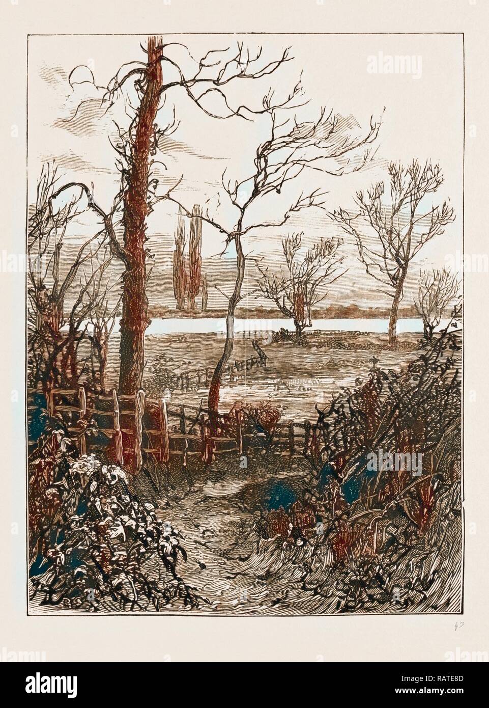 THE ATTACK ON LADY FLORENCE DIXIE NEAR WINDSOR, UK, 1883: SCENE OF THE ...