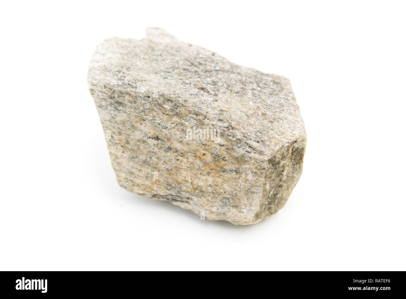 close up of magmatic stone isolated over white background Stock Photo ...