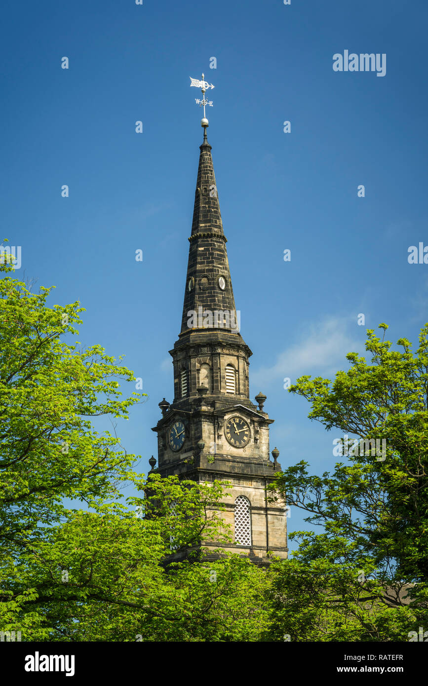 Church Tower Steeple Clock Tower High Resolution Stock Photography and ...