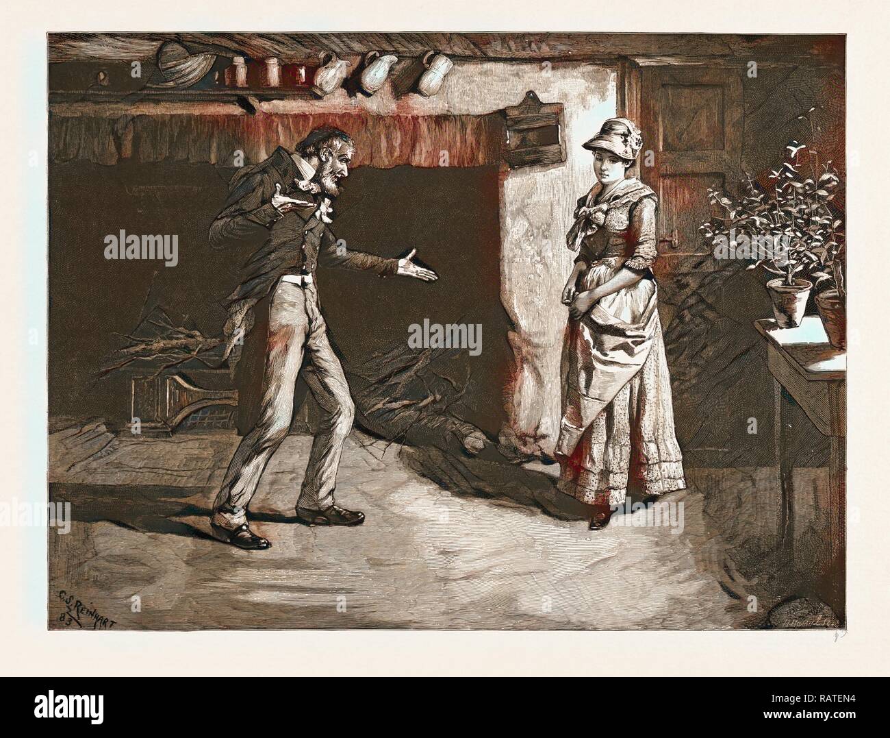 THE ROMANTIC ADVENTURES OF A MILKMAID: 'WHAT BE YOU HERE FOR?', 1883 ...