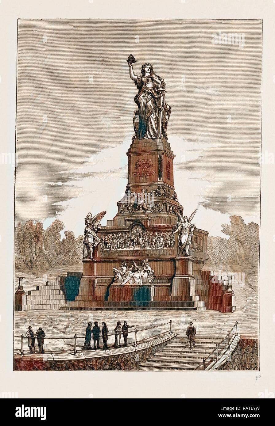 THE GERMAN NATIONAL MONUMENT ON THE NIEDERWALD, 1883: THE GERMANIA ...