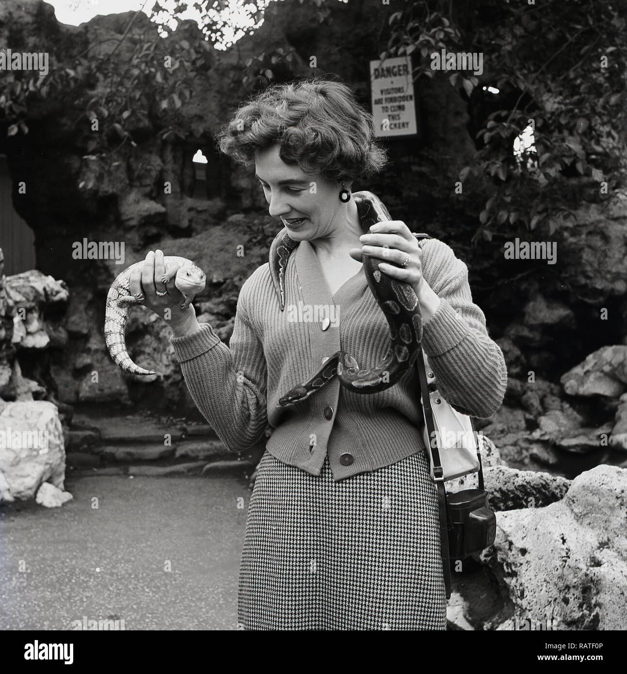Hand holding snake hi-res stock photography and images - Alamy