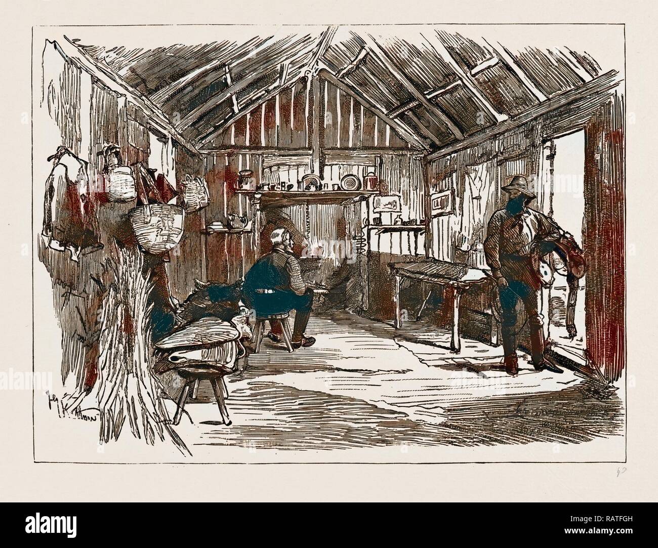 AUSTRALIAN EXHIBITS AT THE COLONIAL AND INDIA EXHIBITION, 1886: BUSHMAN ...