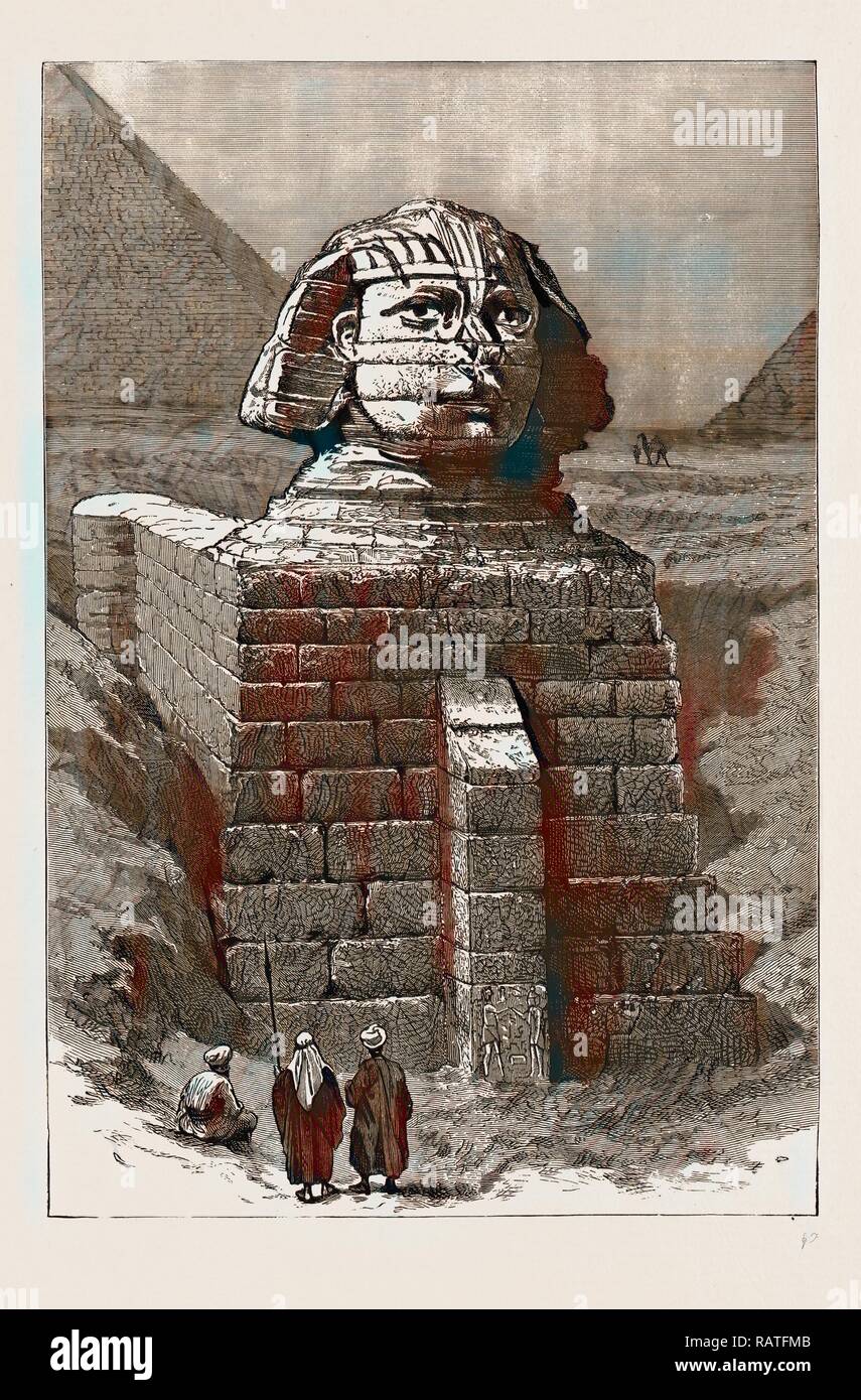 Engraving of the great sphinx hi-res stock photography and images - Alamy