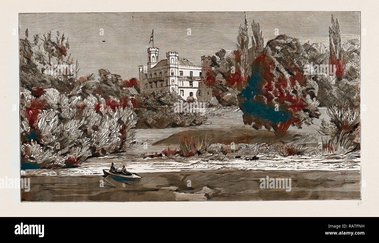THE DEATH OF KING LUDWIG II. OF BAVARIA: SCHLOSS BERG, AND THE LAKE ...