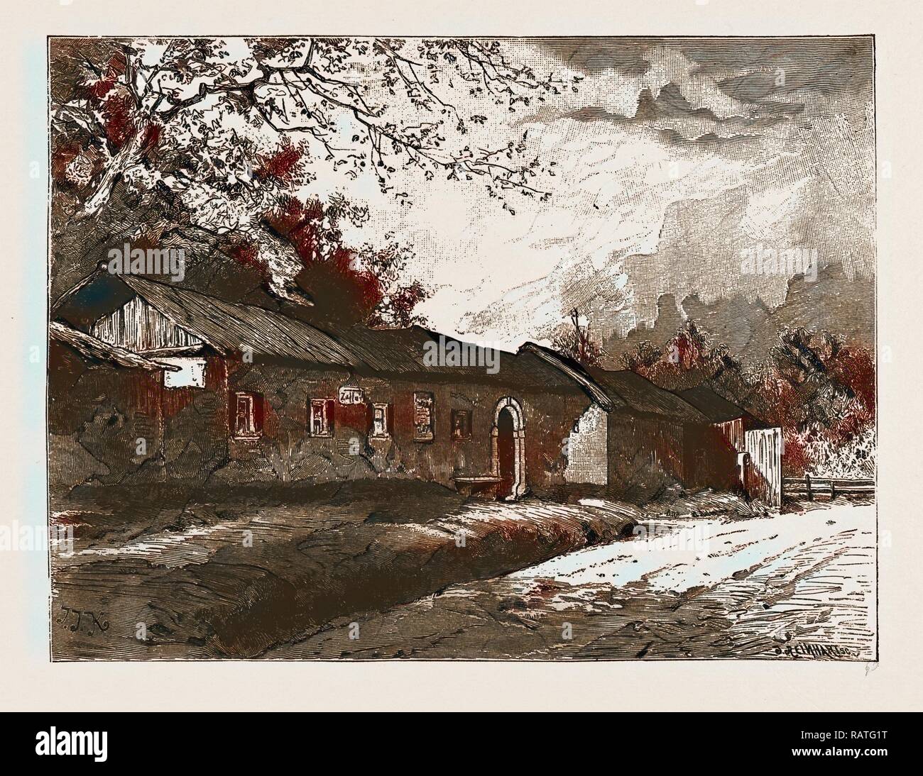 AUSTRIA-HUNGARY, 1886: THE HOUSE WHERE HAYDN WAS BORN. Reimagined by ...