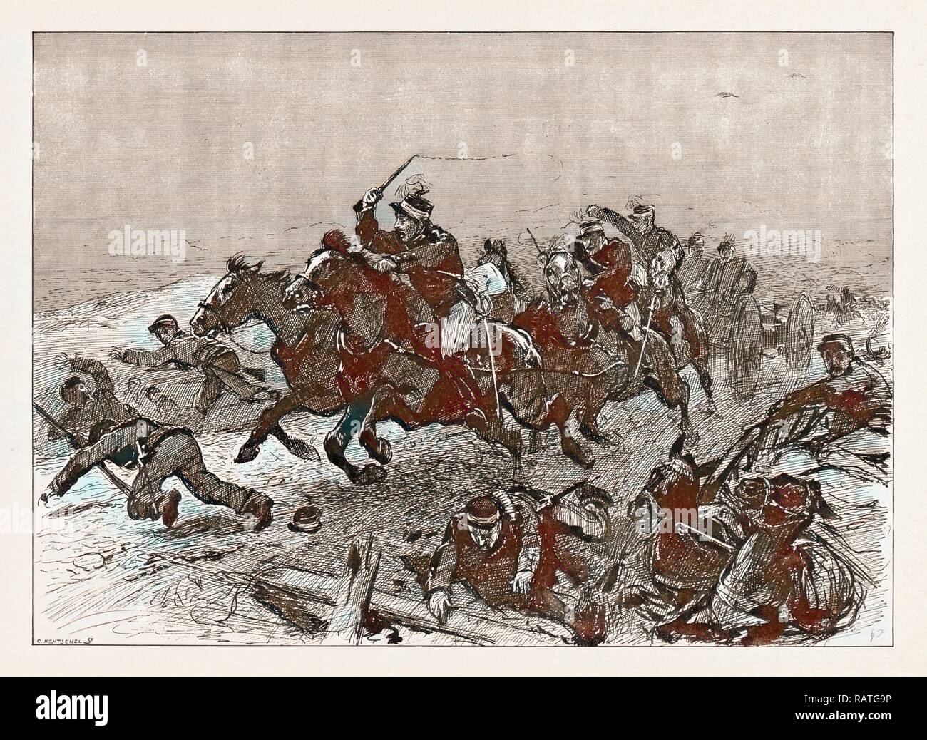 THE GREEK ROUT: AN INCIDENT OF THE STAMPEDE ON THE ROAD TO LARISSA ...