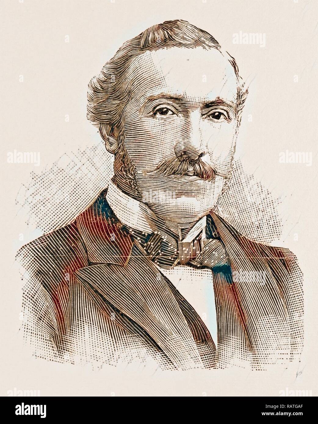 ALDERMAN GEORGE FRANKLIN. Reimagined by Gibon. Classic art with a ...