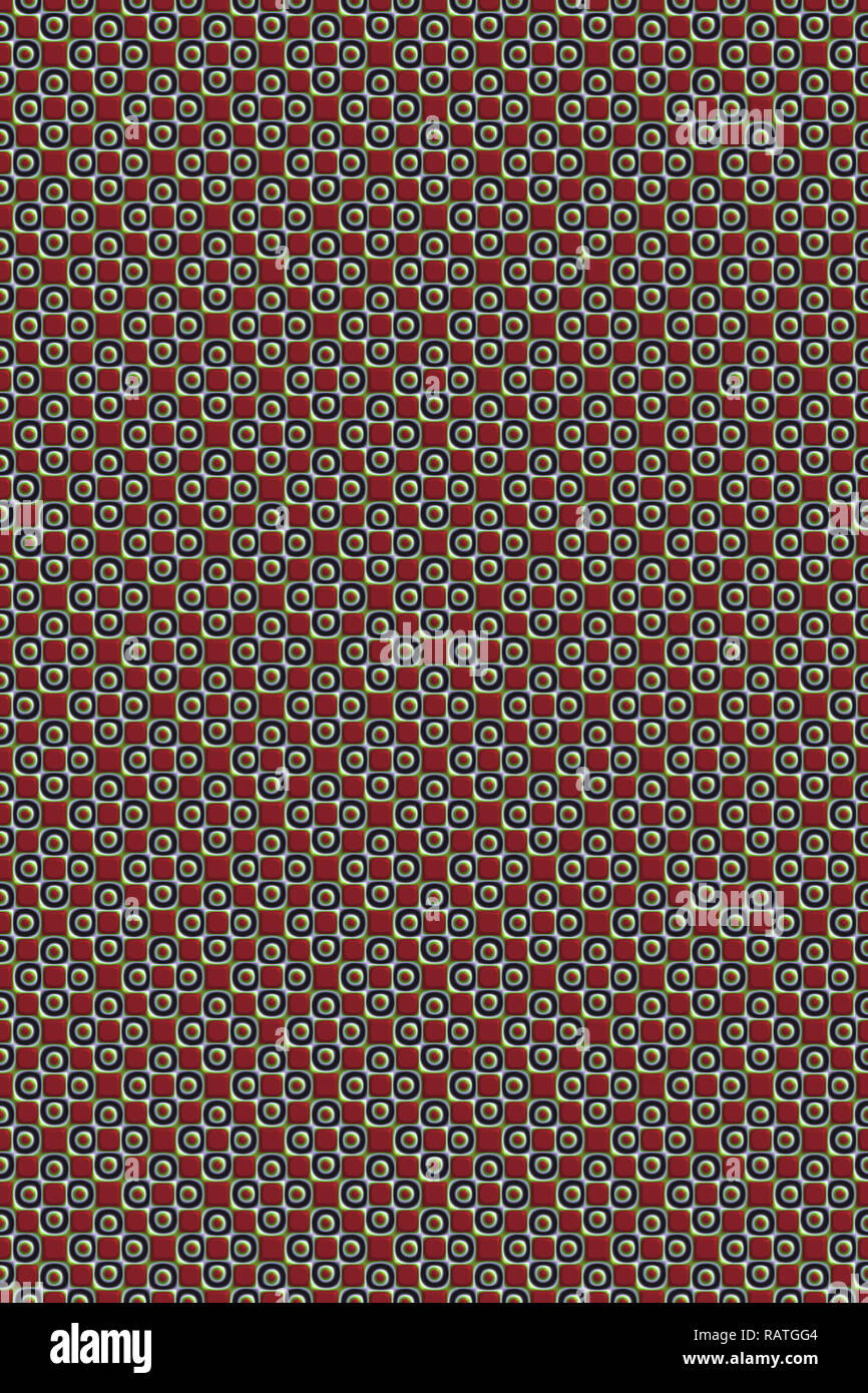 3D effect seamless background, wallpaper decoration pattern Stock Photo ...