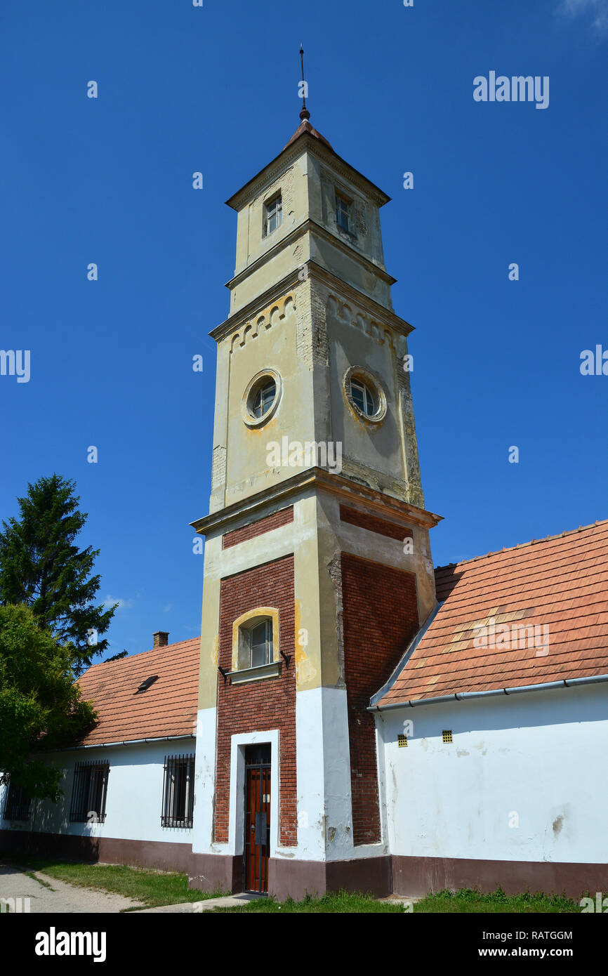 fire tower, Csákvár, Fejér county, Hungary, Magyarország, Europe Stock ...