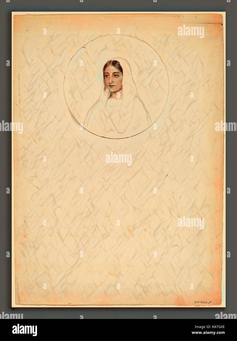 Esther Frances Alexander, Young Woman's Head, American, 1837 - 1917 ...