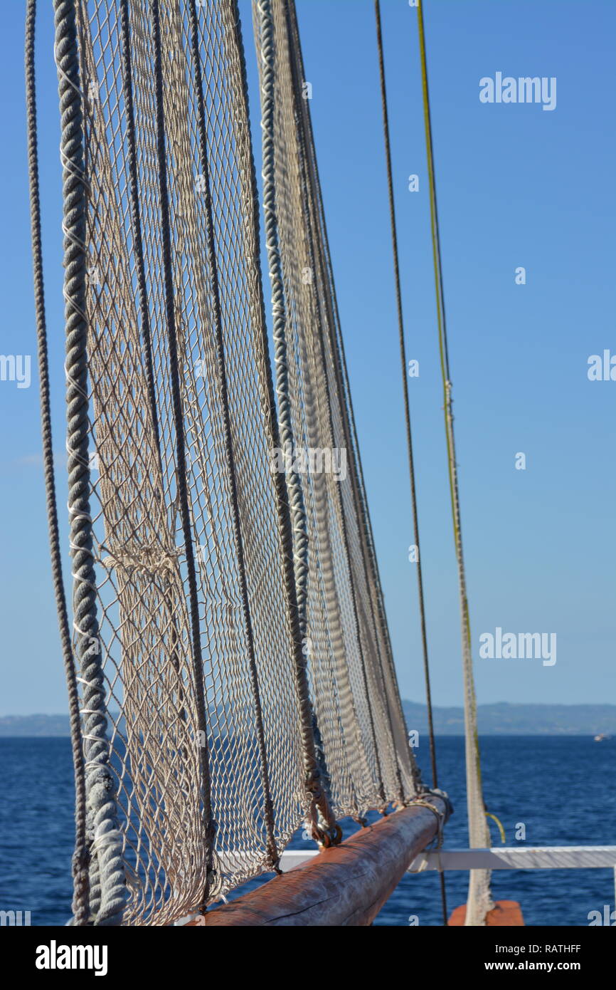 Cargo net pole hi-res stock photography and images - Alamy