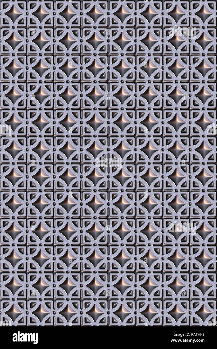 Seamless tileable decorative metal, glass background pattern Stock ...
