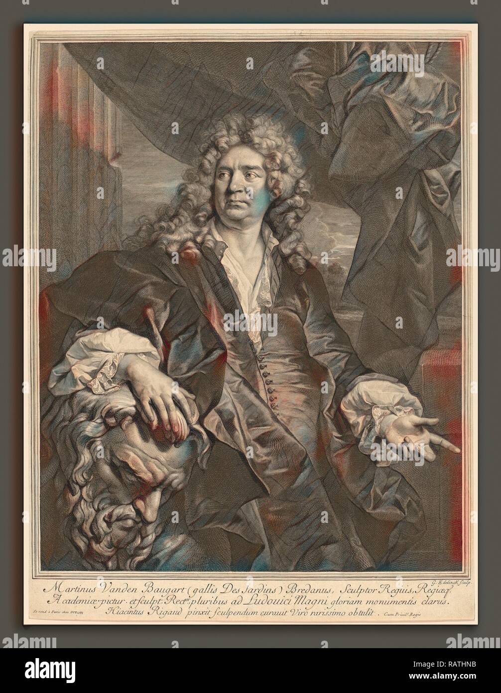 Gerard edelinck after hyacinthe rigaud hi-res stock photography and ...