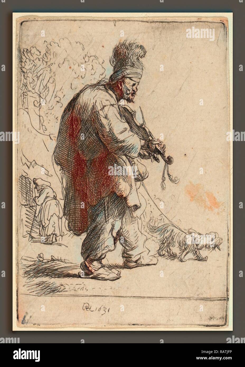 Rembrandt van Rijn (Dutch, 1606 - 1669), The Blind Fiddler, 1631 ...