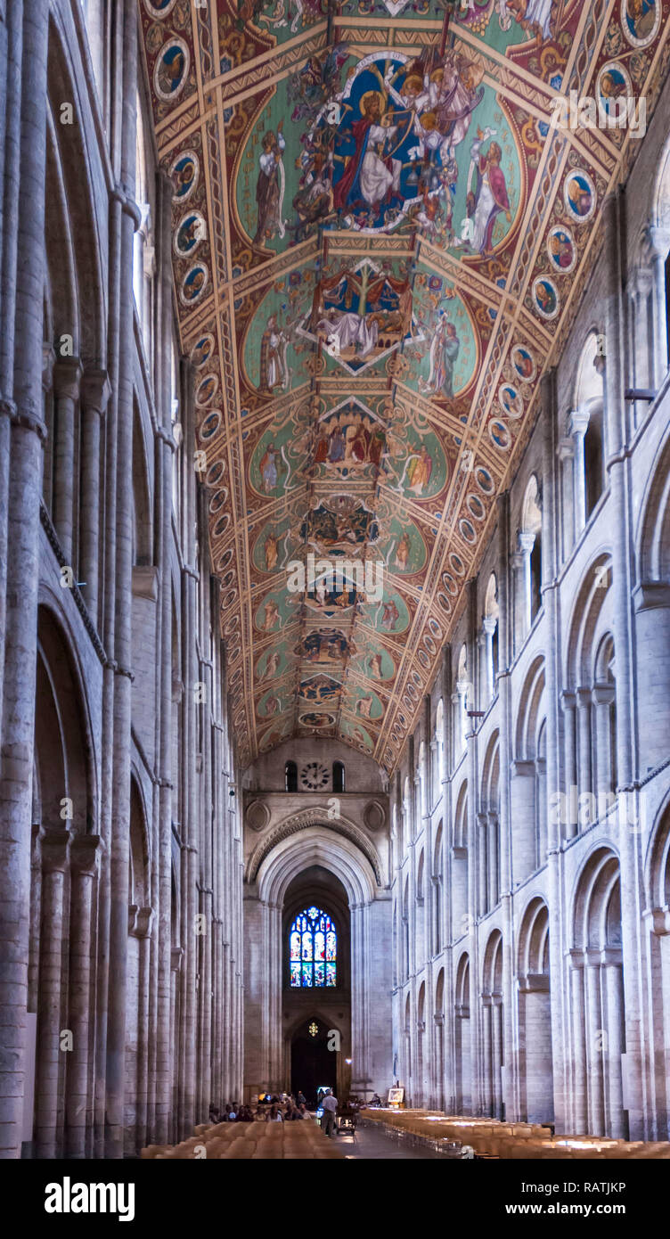 Ely Cathedral interior Stock Photo - Alamy