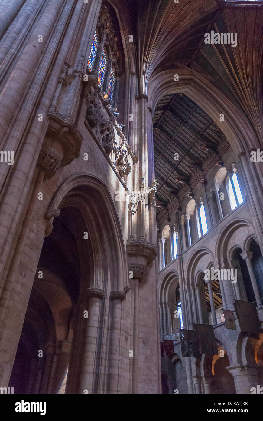 Ely Cathedral interior Stock Photo - Alamy