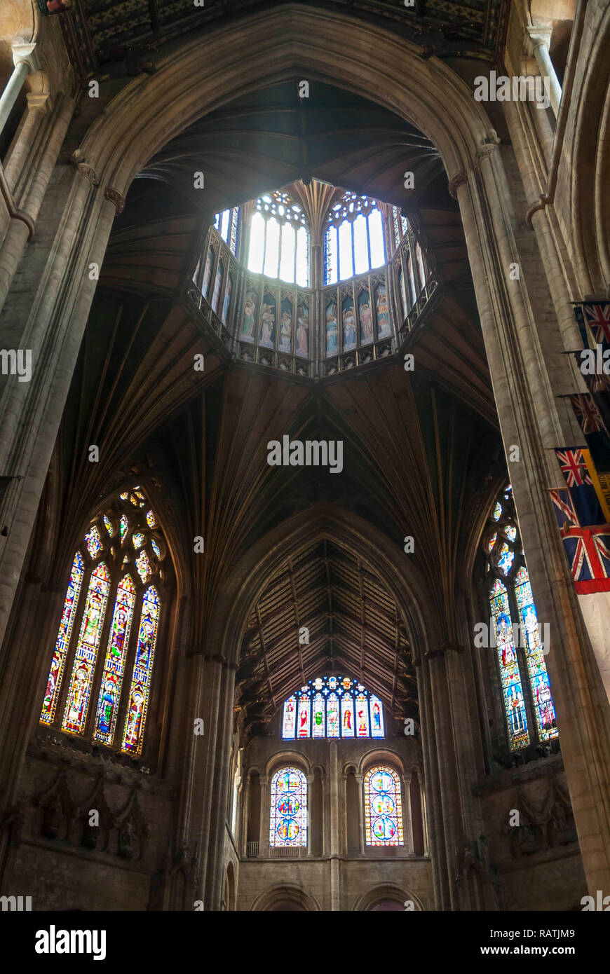 Ely Cathedral interior Stock Photo - Alamy