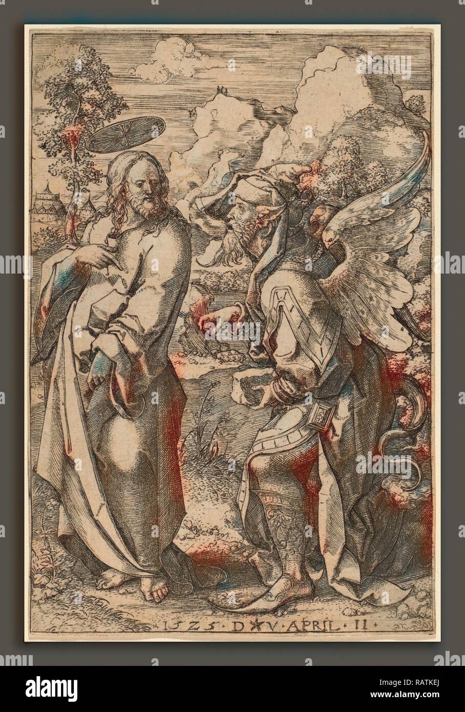 Dirk Jacobsz Vellert (Flemish, active 1511-1544), The Temptation of ...