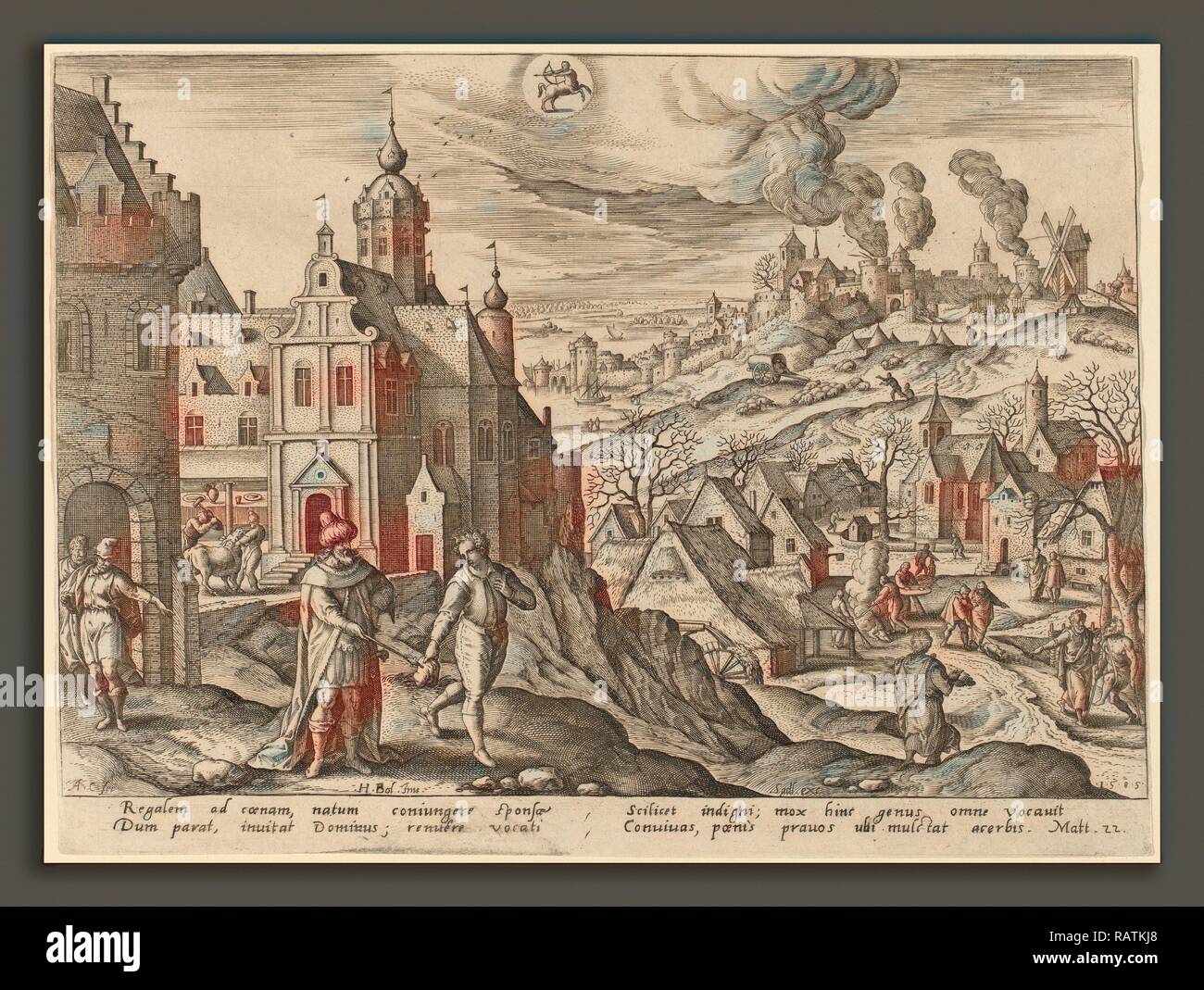 Adriaen Collaert after Hans Bol (Flemish, c. 1560 - 1618), 'For many ...