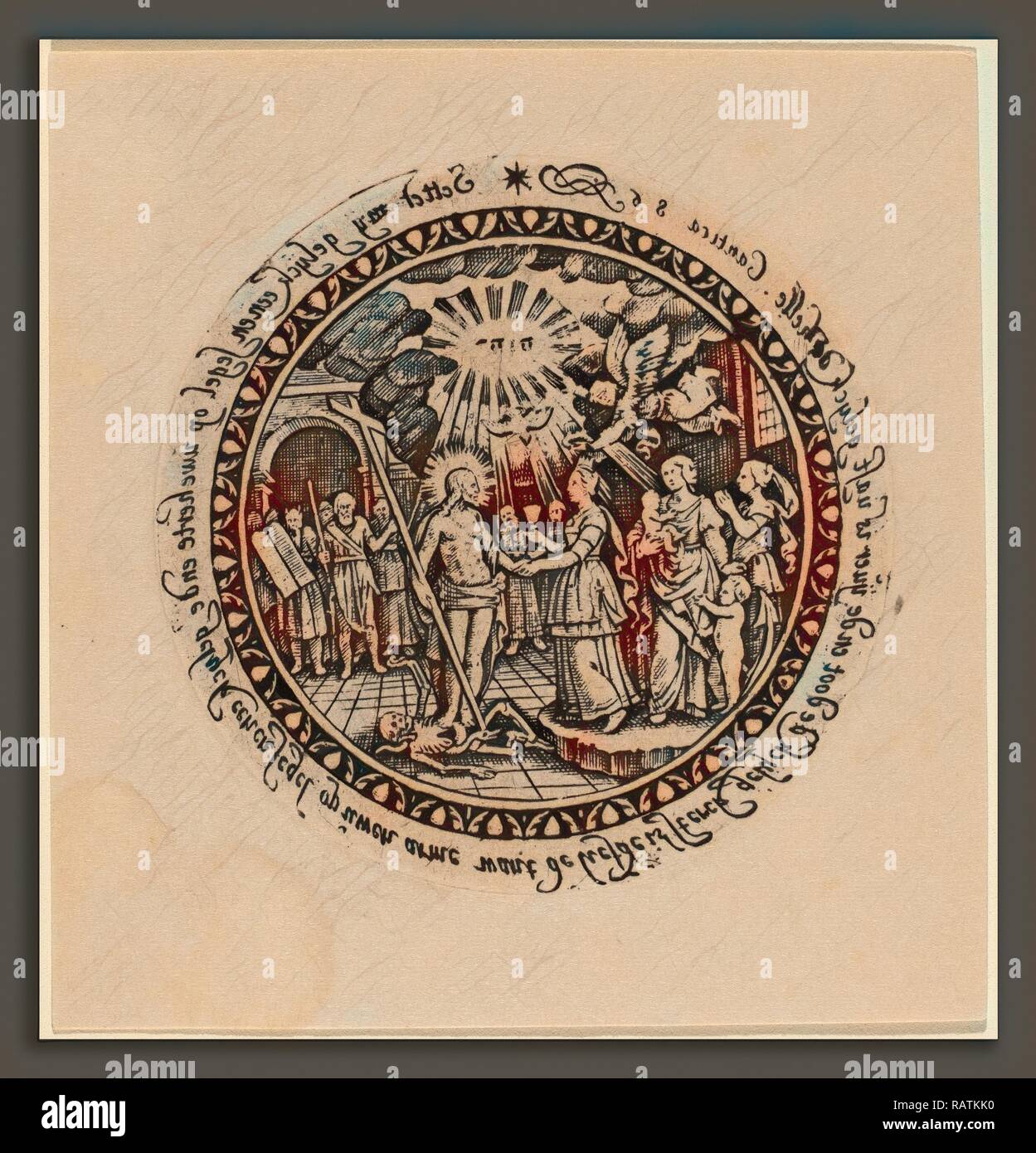 Netherlandish 16th Century, Triumphant Christ with Prophets and Saints ...