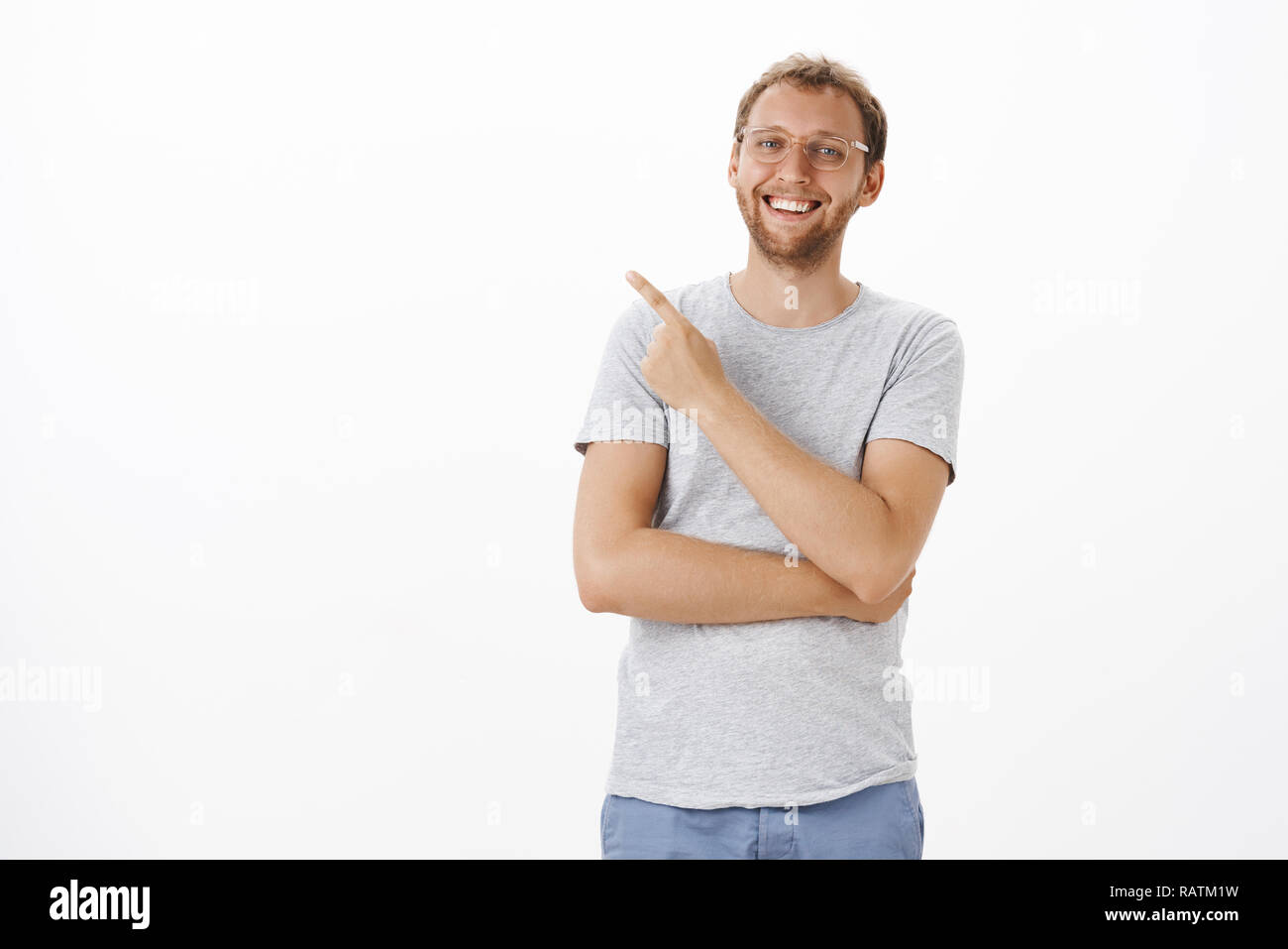 Man Laughing Pointing Portrait High Resolution Stock Photography and ...