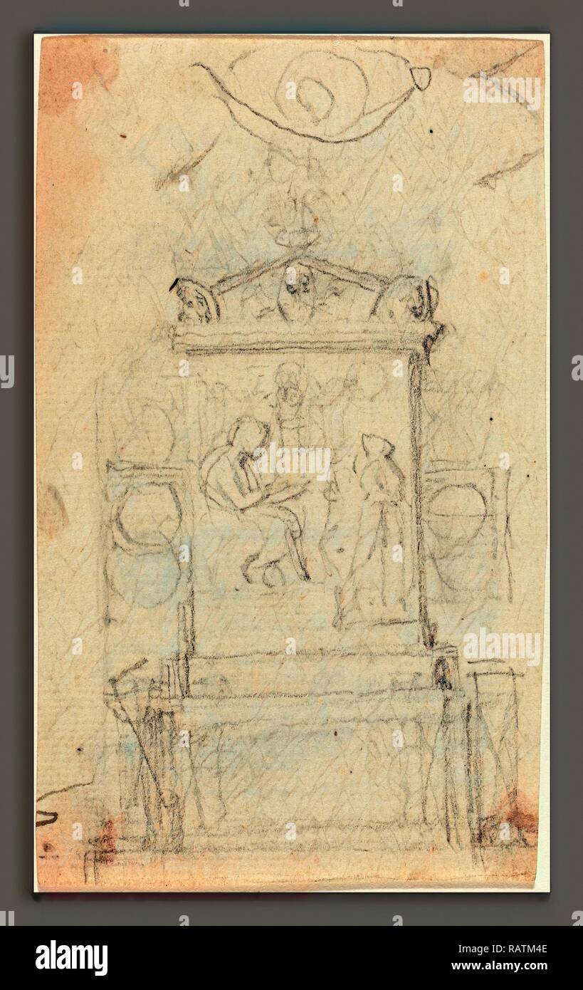 John Flaxman (British, 1755 - 1826), Design for the Tomb of Dr. Joseph ...