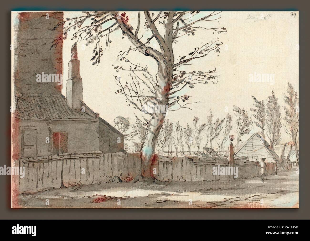 Samuel Hieronymus Grimm (Swiss, 1733 - 1794), High Street at the Manor ...
