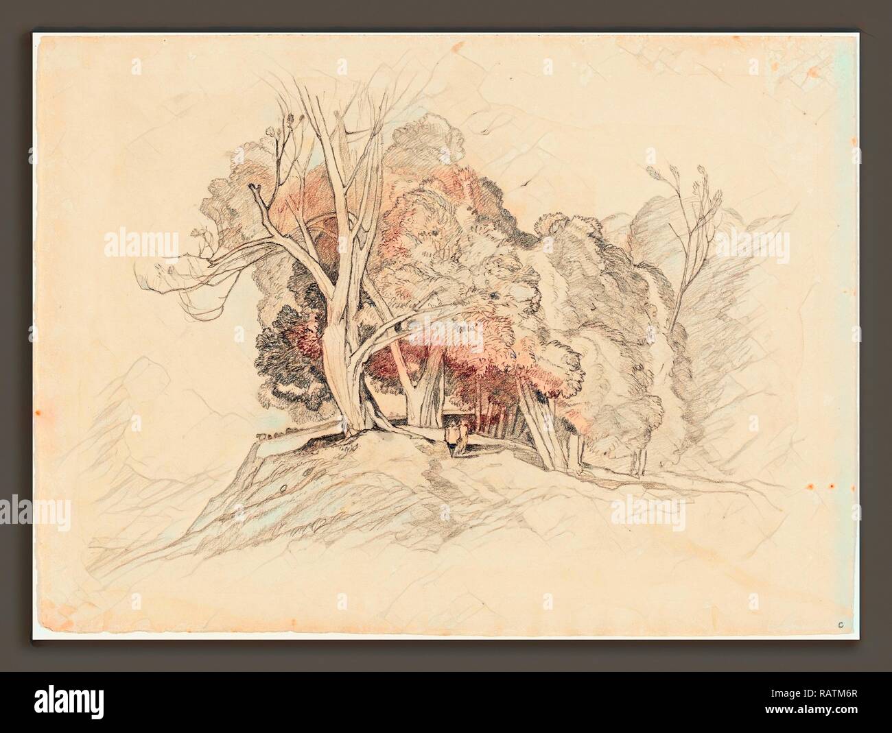 Attributed to John Sell Cotman (British, 1782 - 1842), Landscape with ...