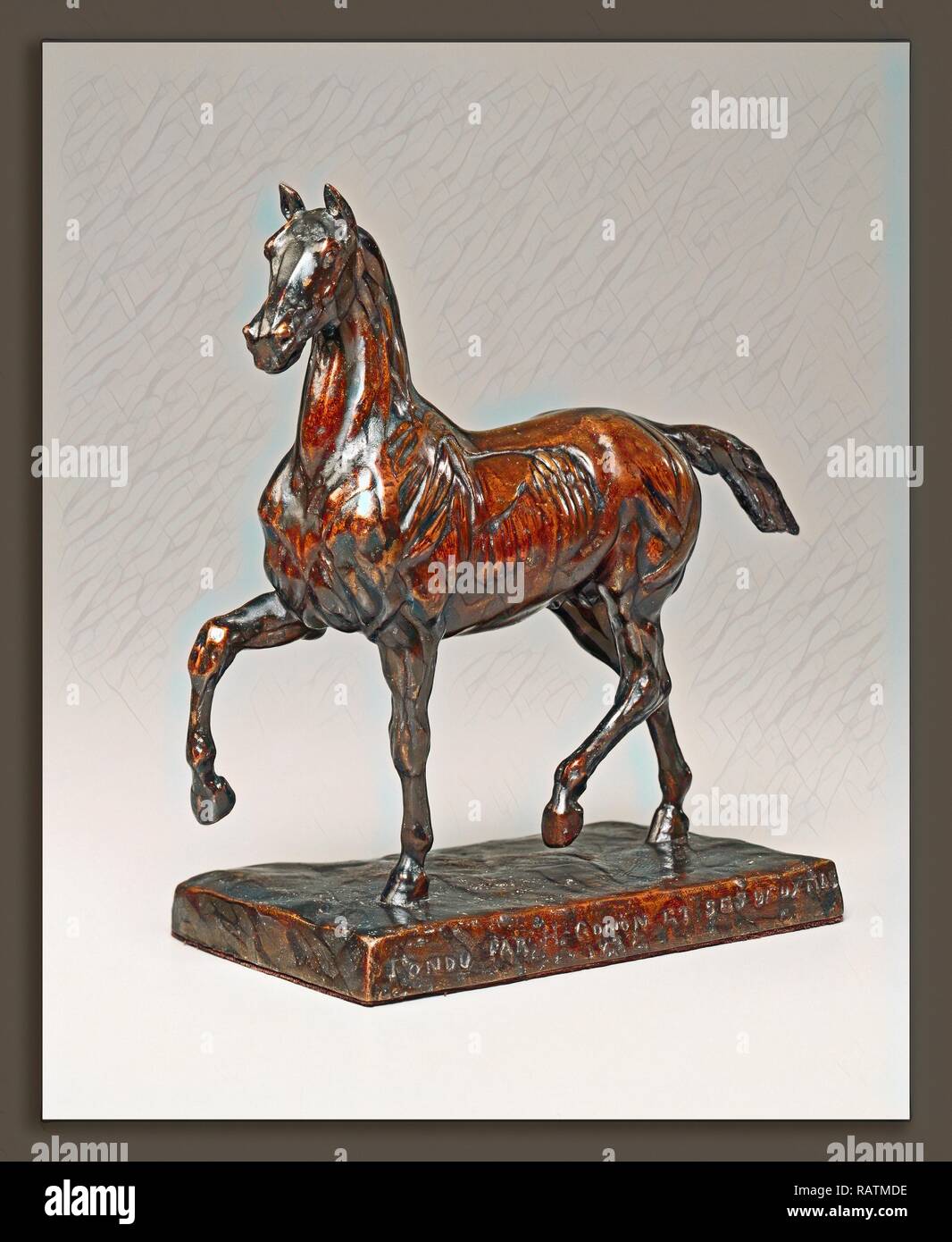 Théodore Gericault, Flayed Horse II, French, 1791 - 1824, model c. 1820 ...