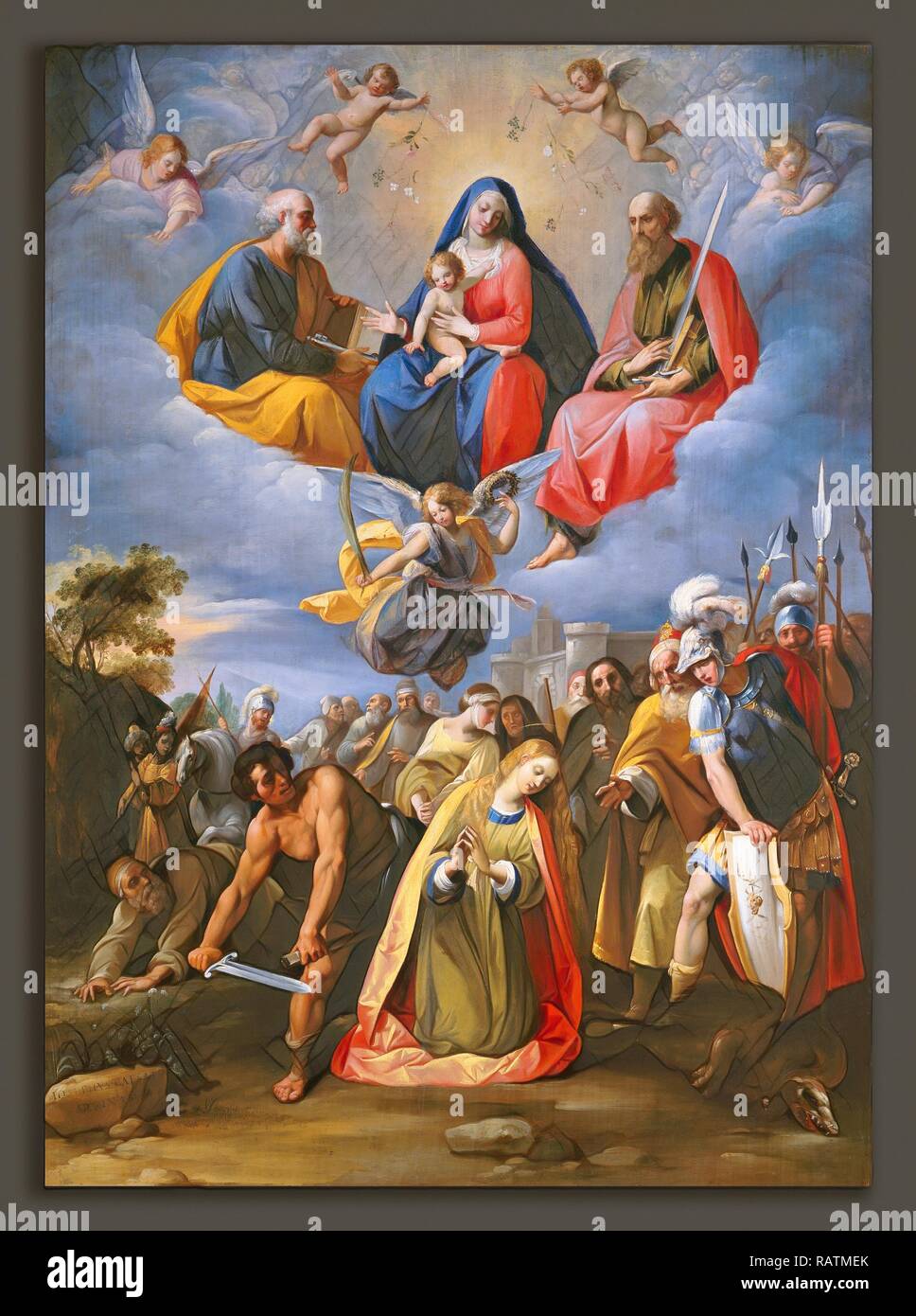 Giuseppe Cesari, called Cavaliere d'Arpino, Martyrdom of Saint Margaret ...