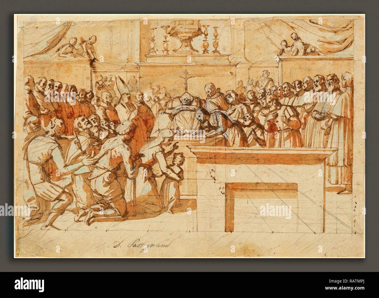 Benedetto Veli (Italian, 1564 - 1639), Veneration of St. Atto’s ...