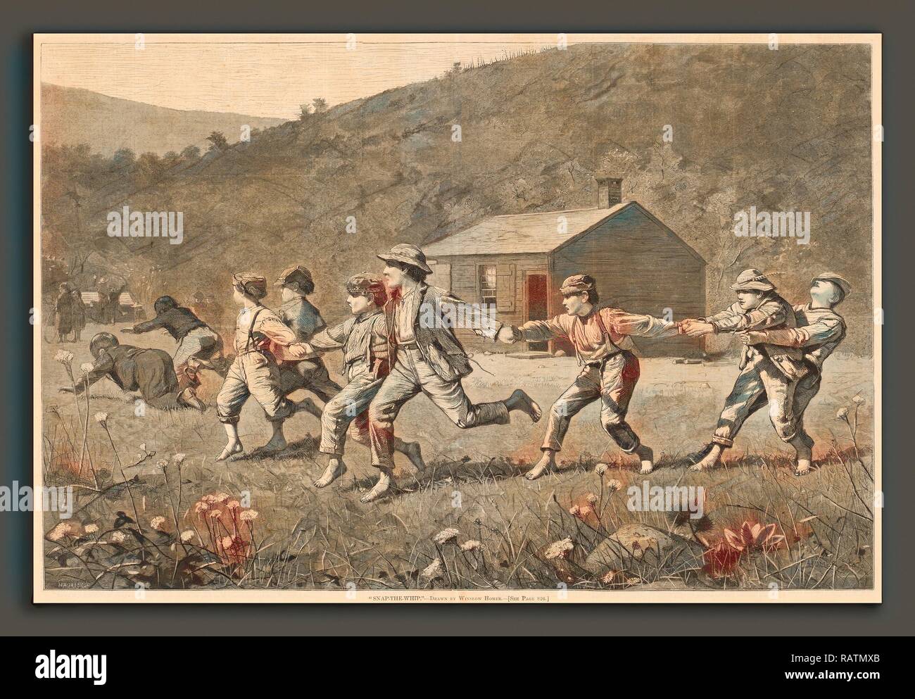 Edward Lagarde (American, 19th Century) after Winslow Homer, Snap-the ...