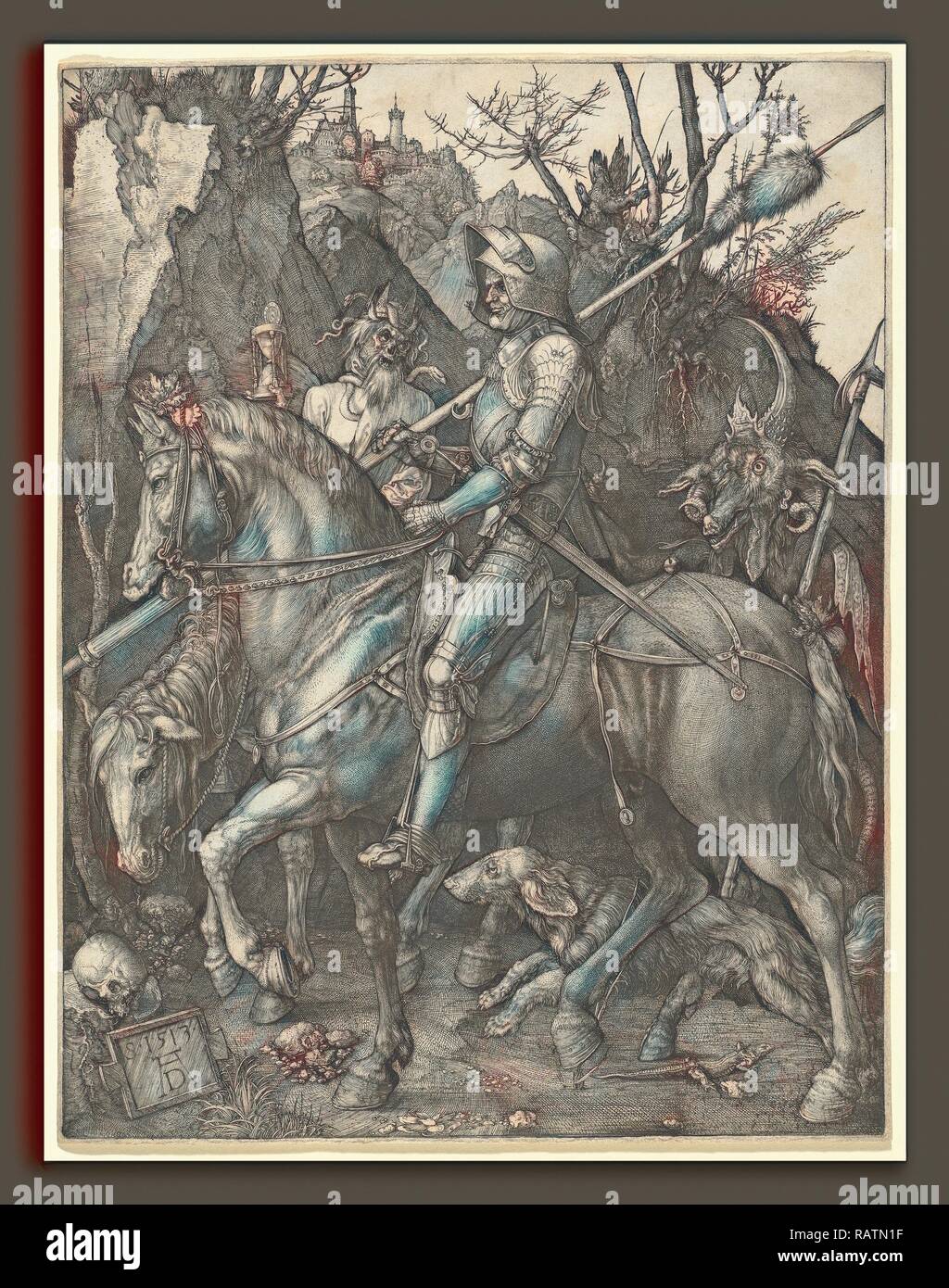 Albrecht Dürer (German, 1471 - 1528), Knight, Death and Devil, 1513 ...