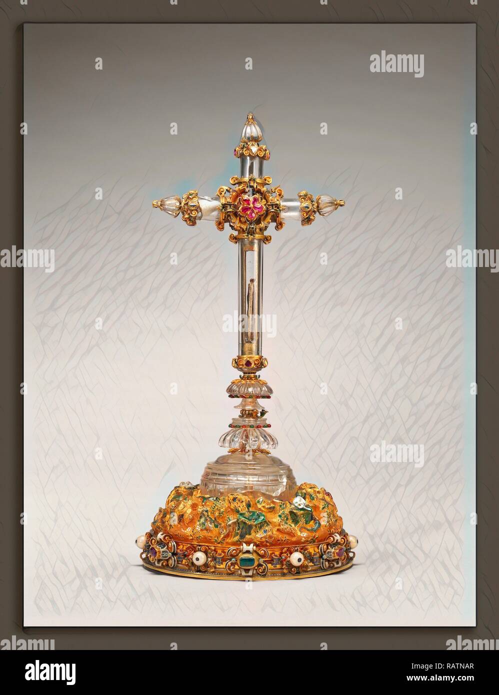 Spanish 16th Century, Reliquary Cross, 1550-1575, with late 19th ...