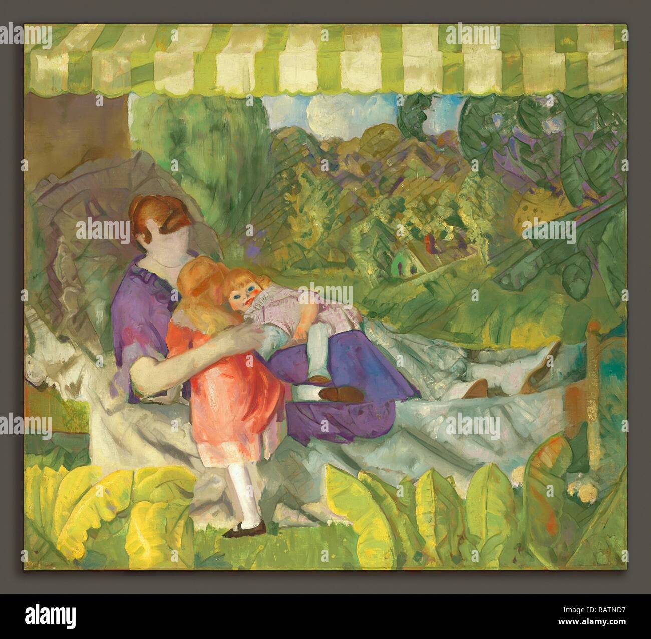 George Bellows, My Family, American, 1882 - 1925, 1916, oil on canvas ...