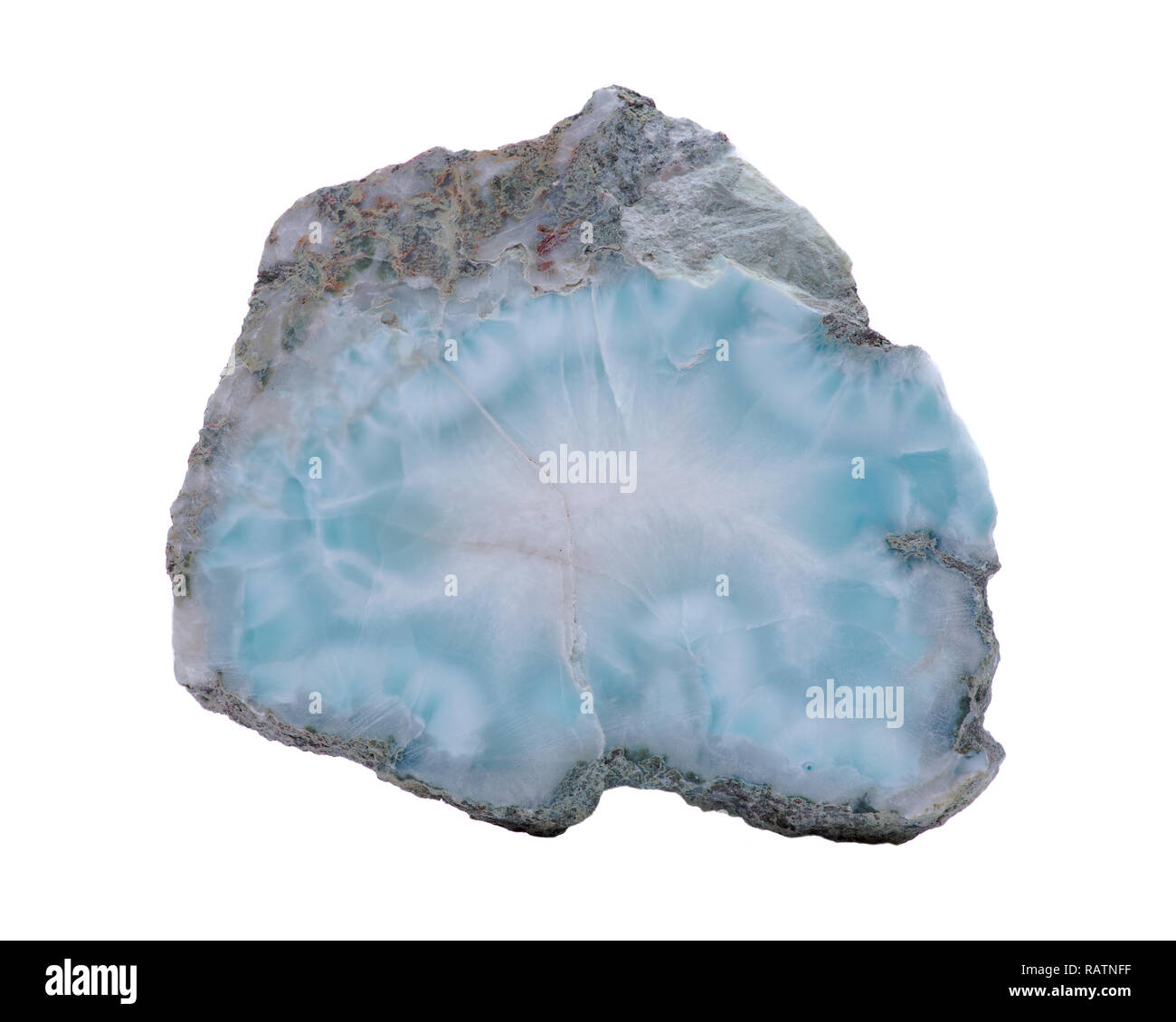 Rare Large Caribbean Blue Larimar Free Form Specimen from Dominican ...