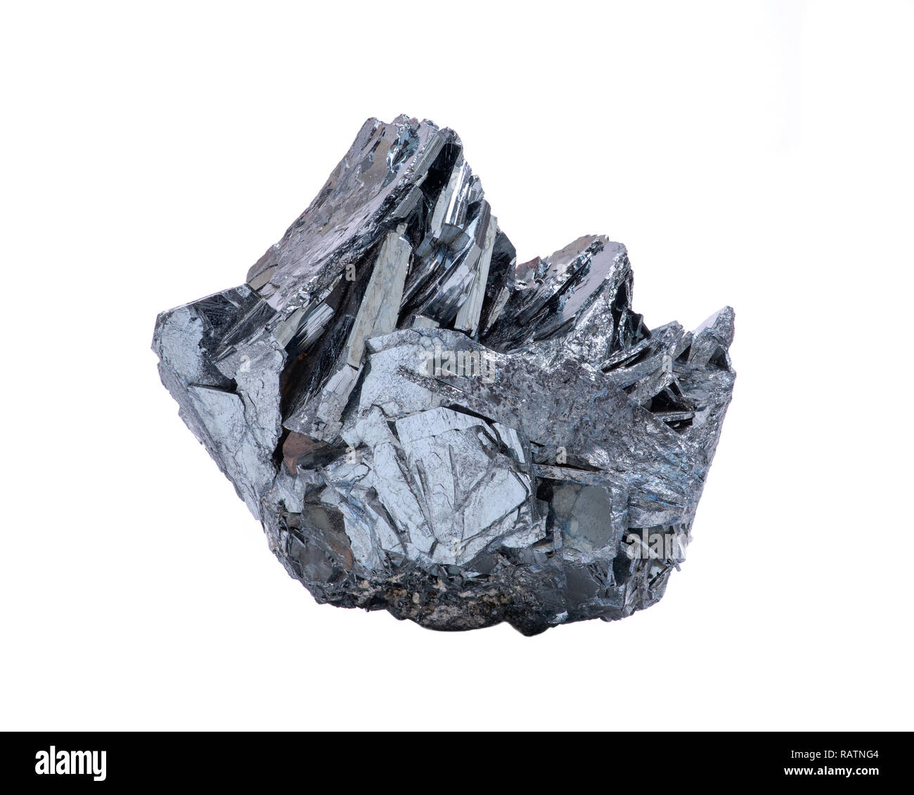 Unique bright and shiny metallic gray Hematite Formation From Utah ...