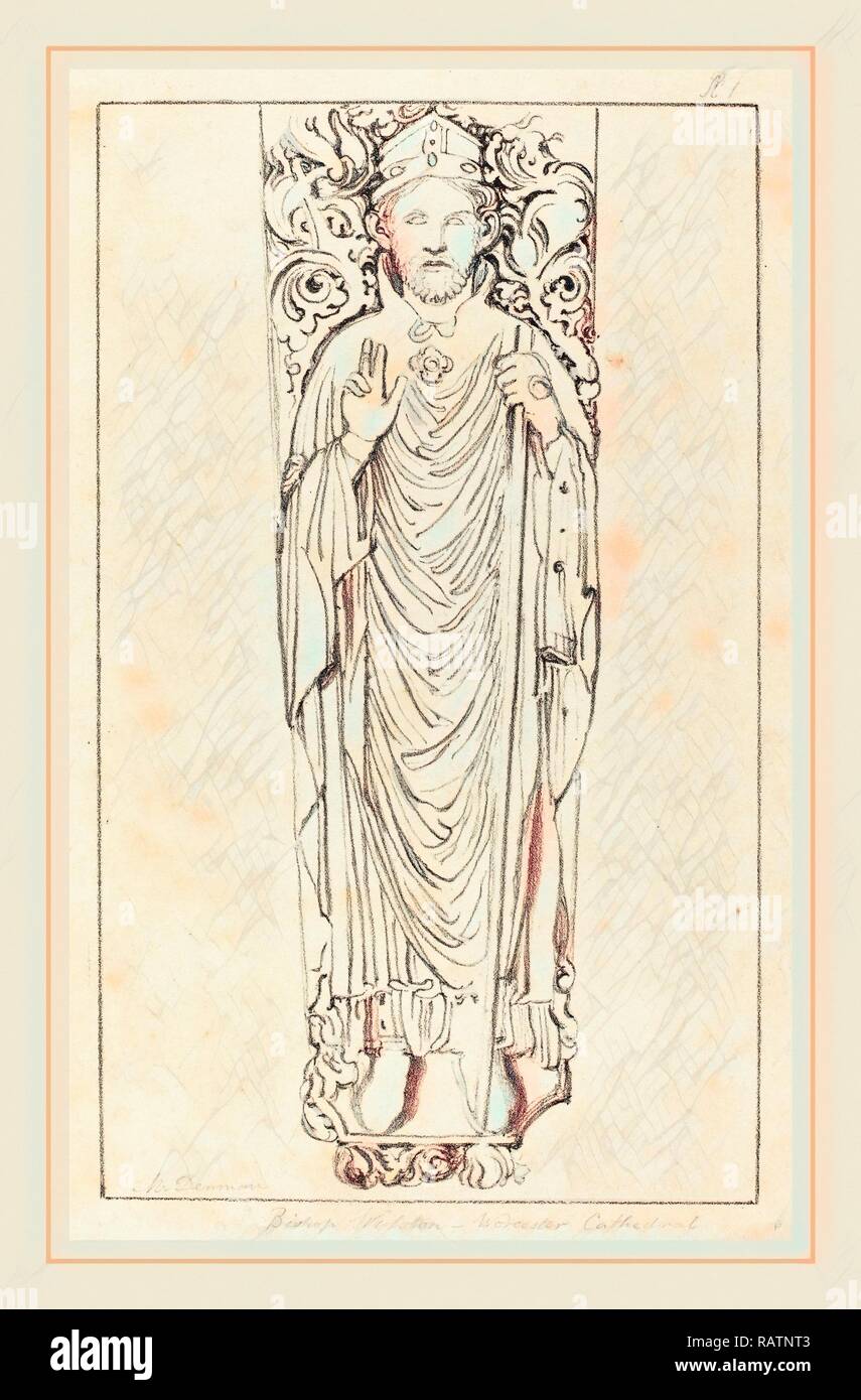 Maria Denman after John Flaxman, British (active 1812), Bishop Wulstan ...