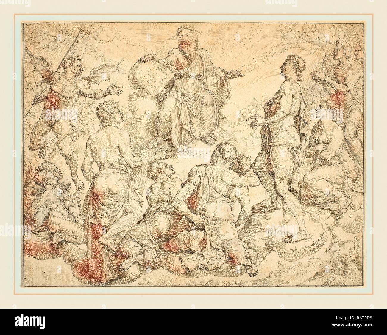 Satan Challenges God To Remove His Protection From Job High Resolution ...