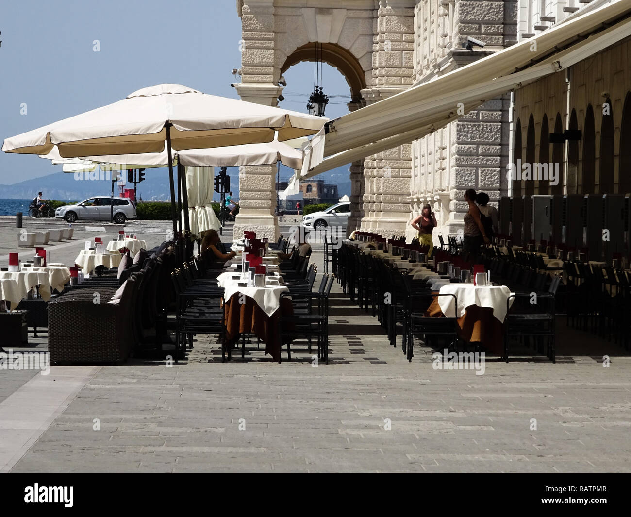 italy street life - trieste Stock Photo - Alamy